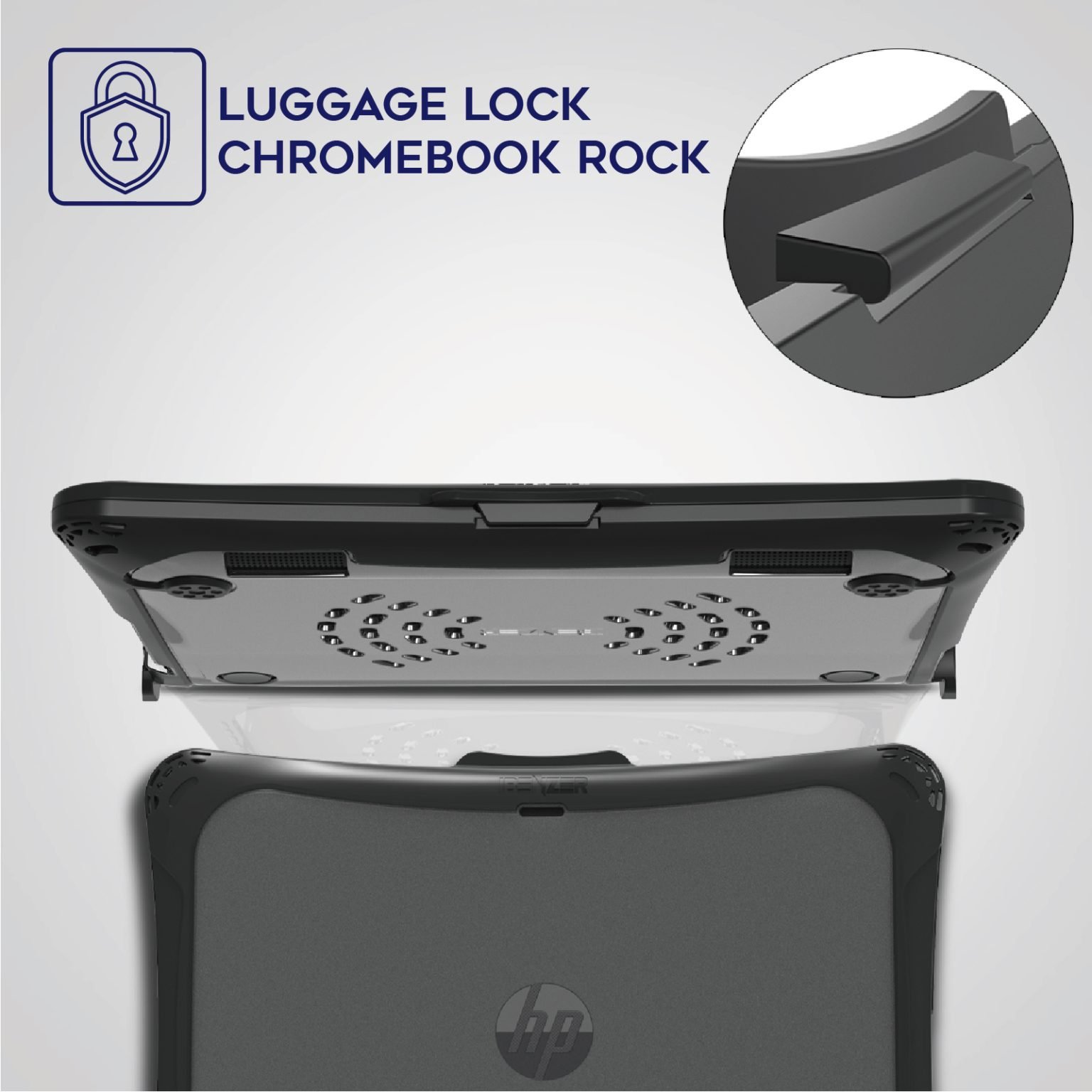 Hexpact 360 Case for HP Pro x360 Fortis 11'' G11 - Black - iBenzer